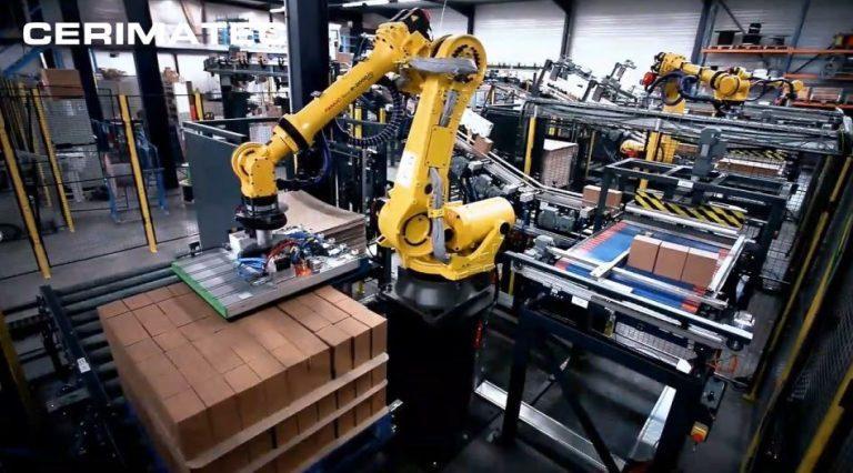 Palettisation et dépalettisation industrielle - Cerimatec